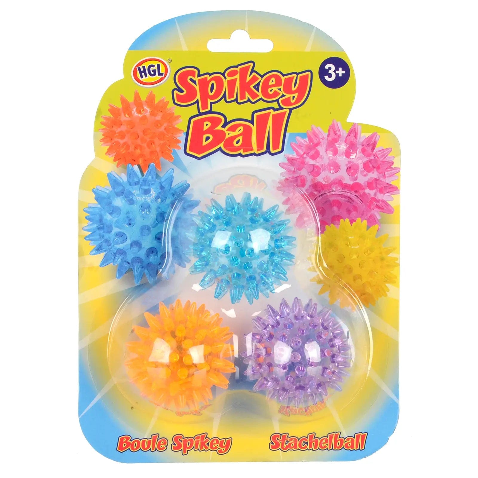 Buy Pack Of 3 Spikey Balls Fidget Toy Soft Rubber 5cm Xs Stock Xs Uk