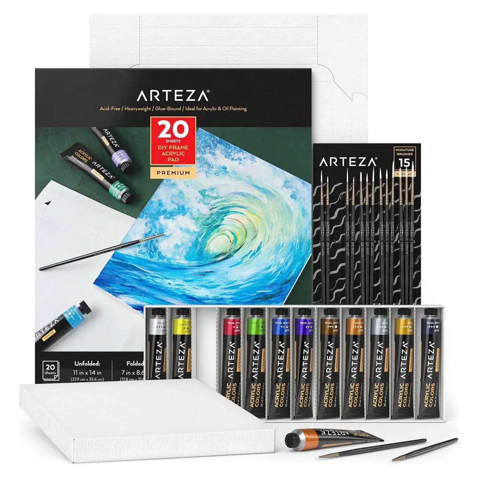 Buy Arteza Metallic Acrylic Painting Set 12 Tubes | XS Stock – XS-Stock ...