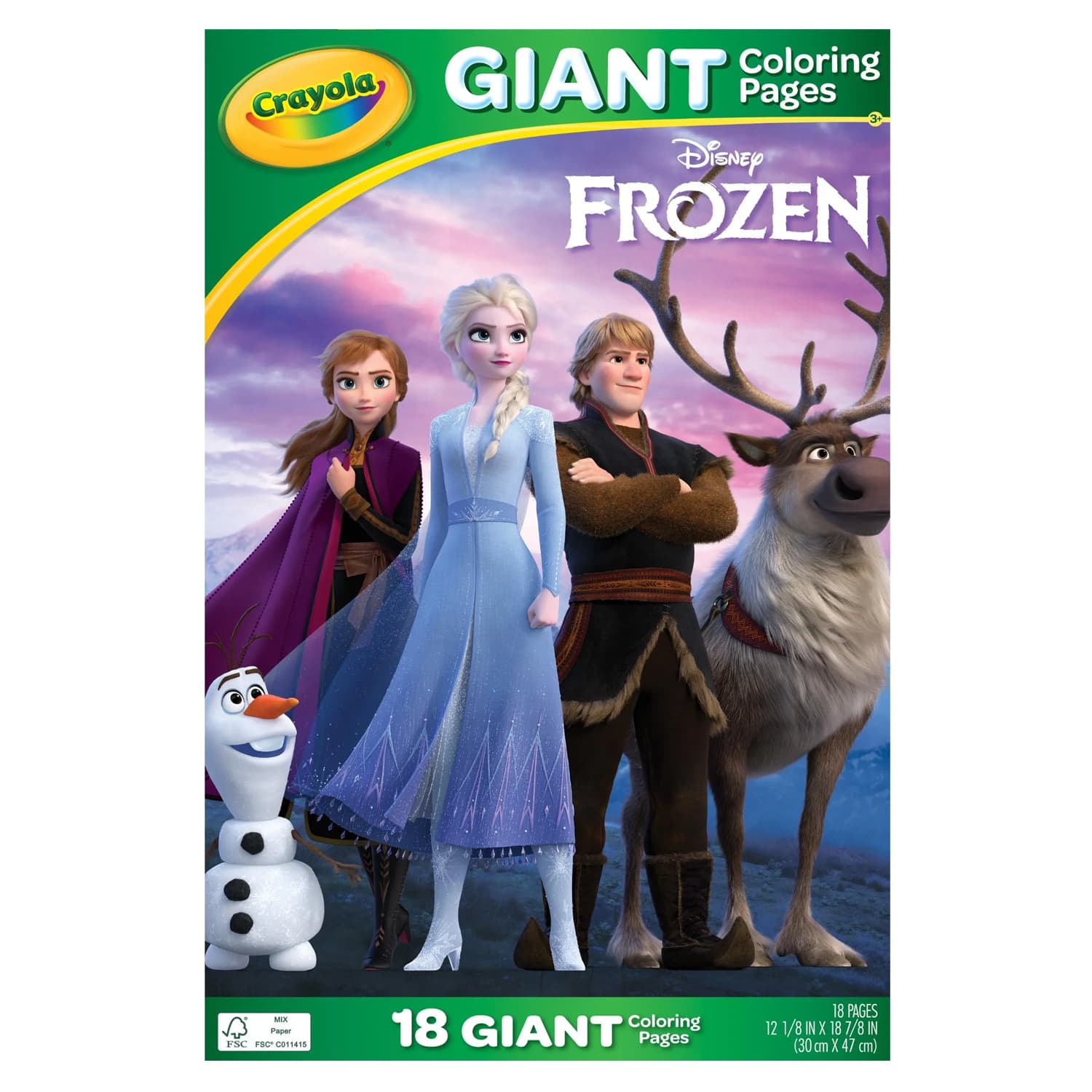 Buy Crayola 18 Giant Colouring Pages Creative Art 30x47cm | XS Stock ...