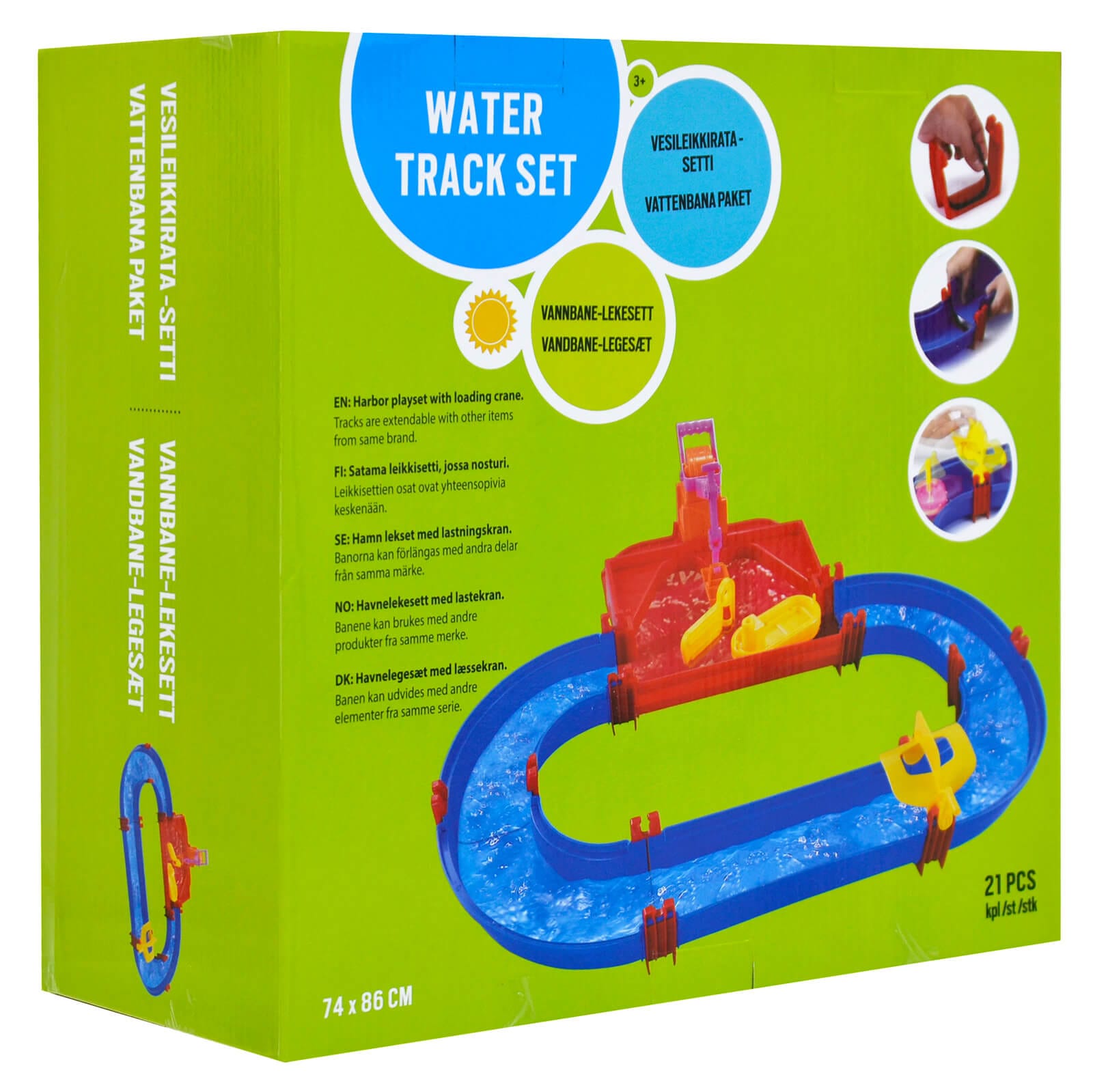 Buy Large Water Track Set 21 Piece Harbour Loading Crane | XS Stock ...