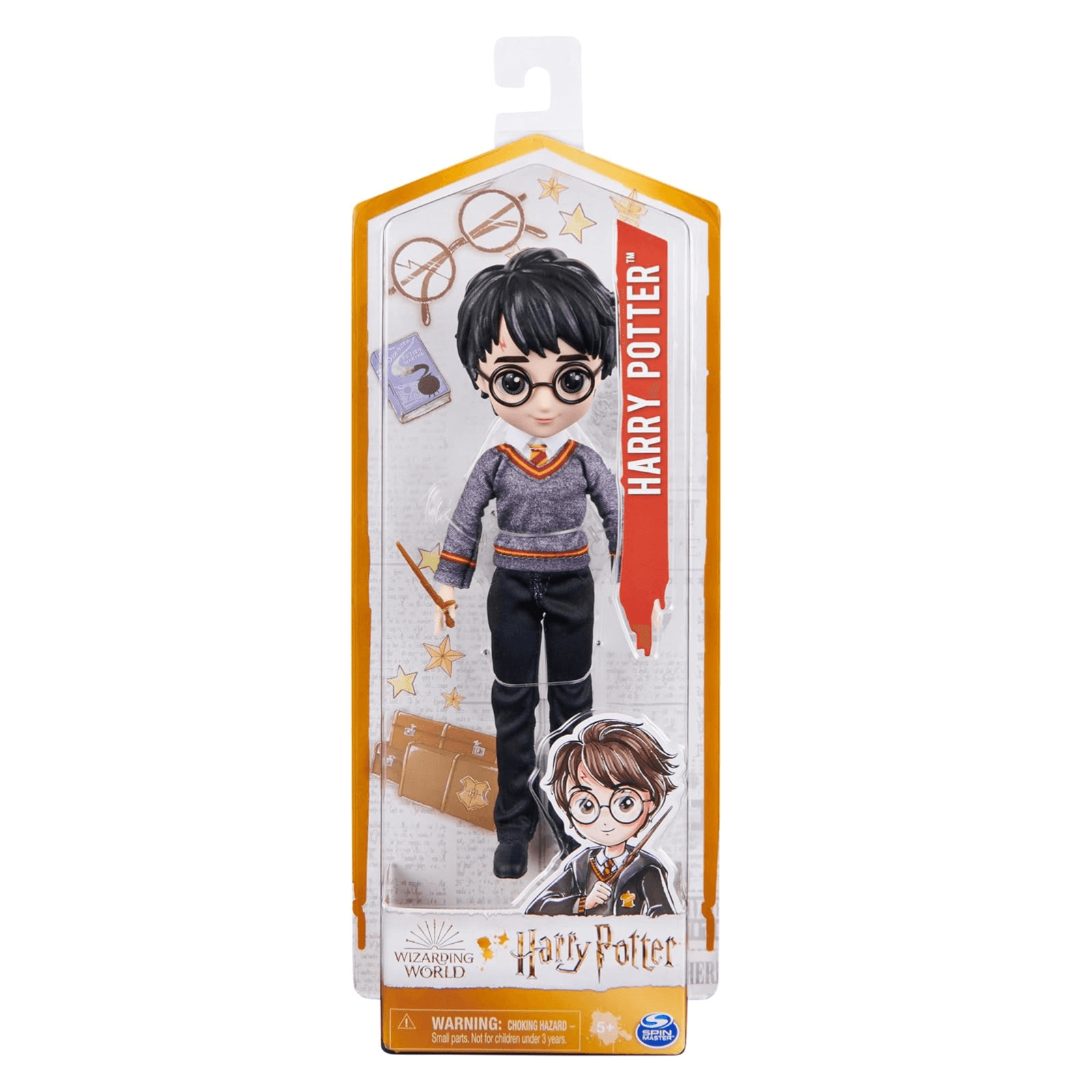 Wizarding World Harry Potter Figure Magic Wand Hogwarts Uniform 20cm ...
