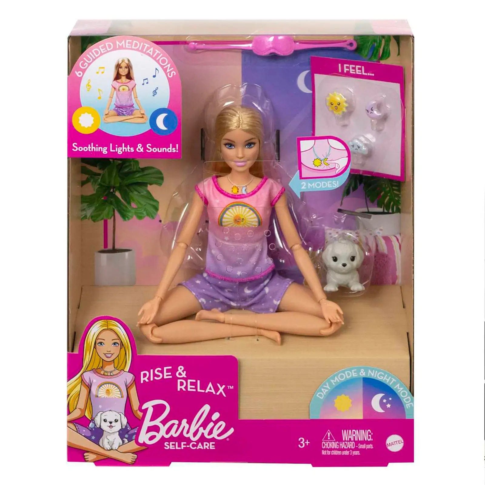 Buy Barbie Rise And Relax Doll Meditation Lights Sounds Xs Stock Xs