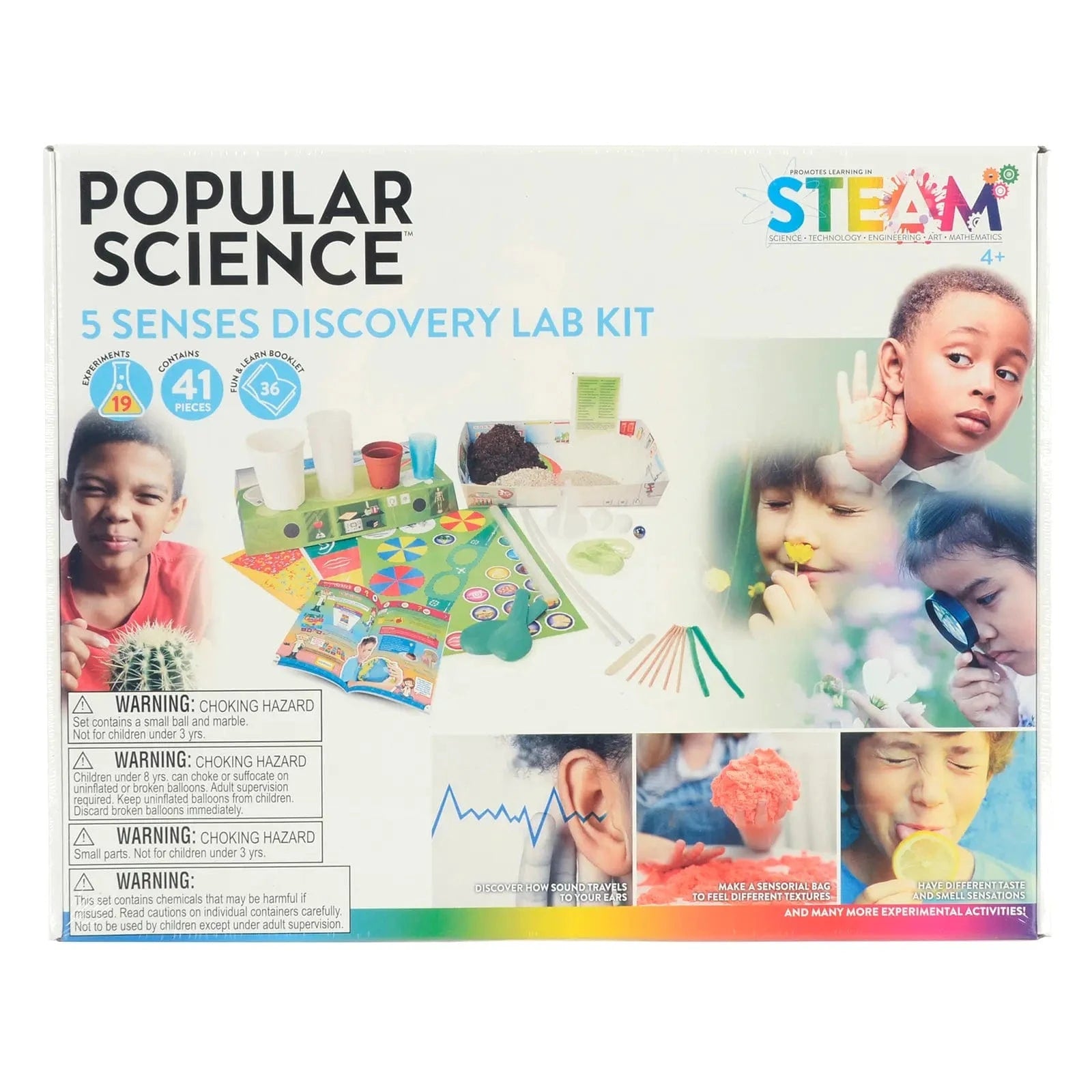 Buy Popular Science 5 Senses Discovery Lab Kit 19 Experiments | XS ...