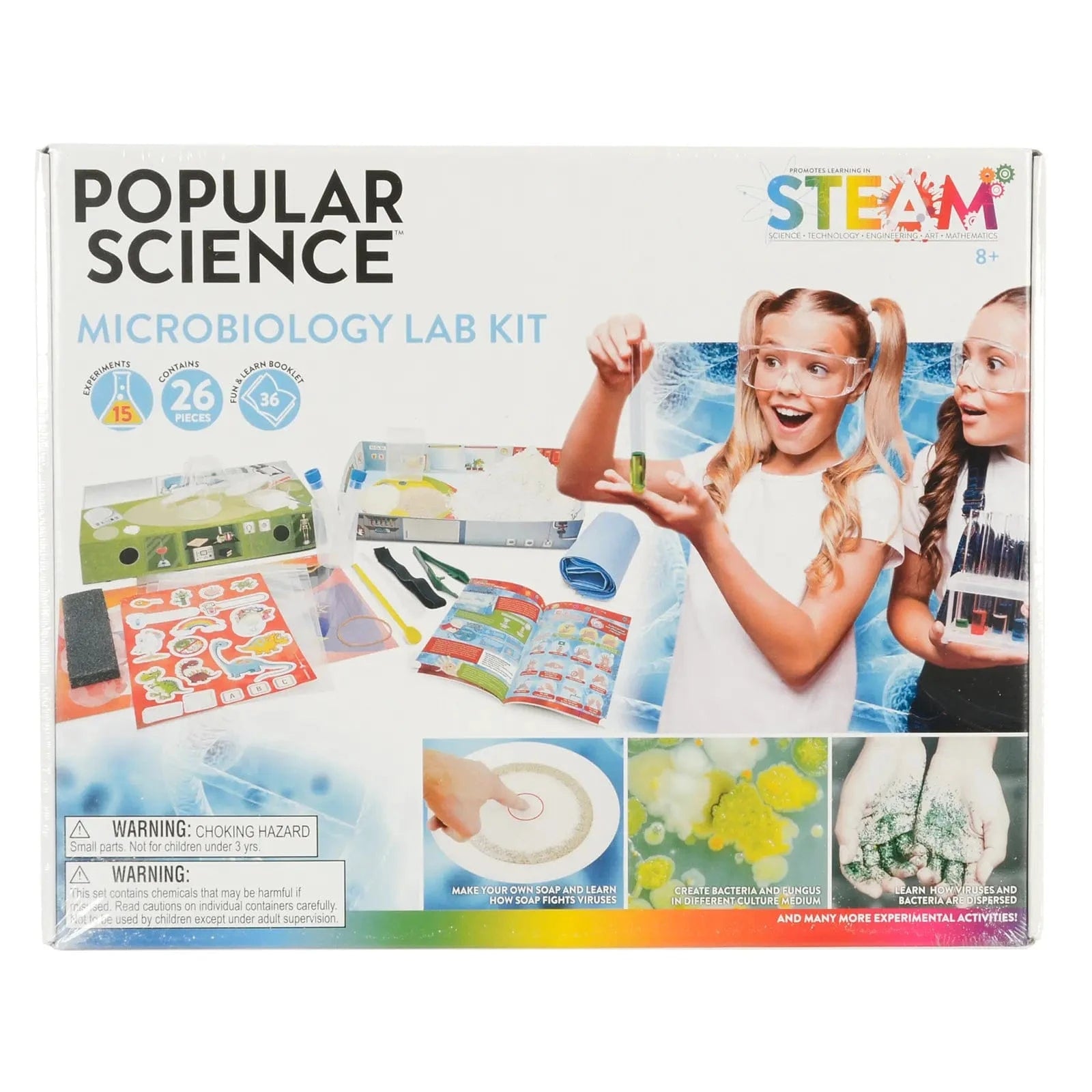 Buy Popular Science Microbiology Lab Kit 15 Experiments | XS Stock – XS ...
