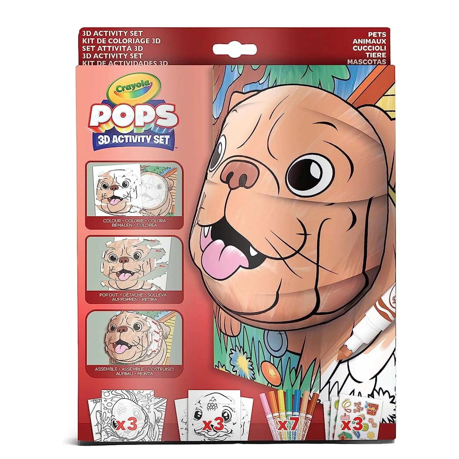 Buy Crayola Pops 3D Activity Set Colour Pop Assemble | XS Stock – XS ...