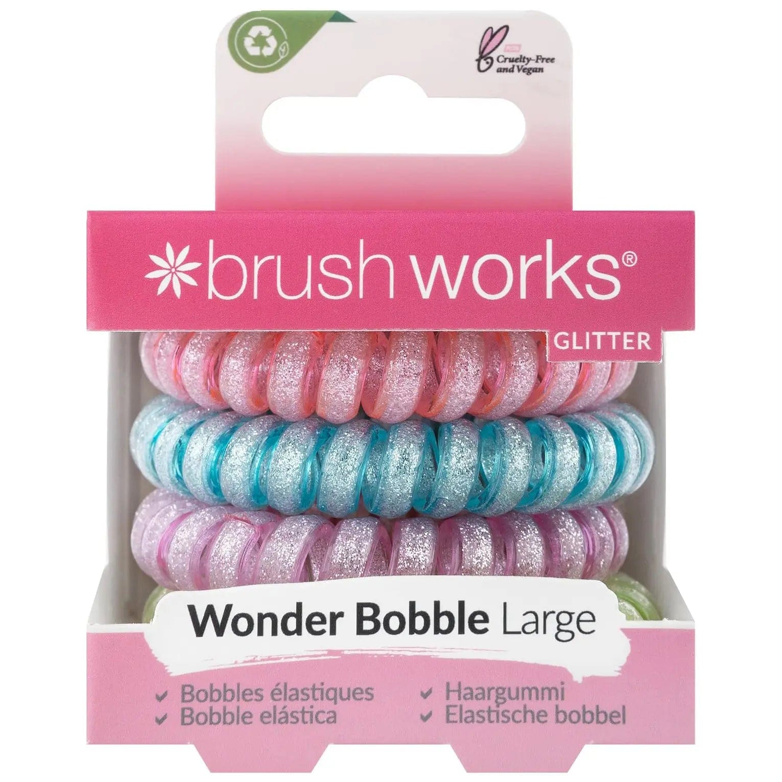 Buy Pack Of 5 Large Wonder Bobbles Spiral Hair Tie | XS Stock – XS ...