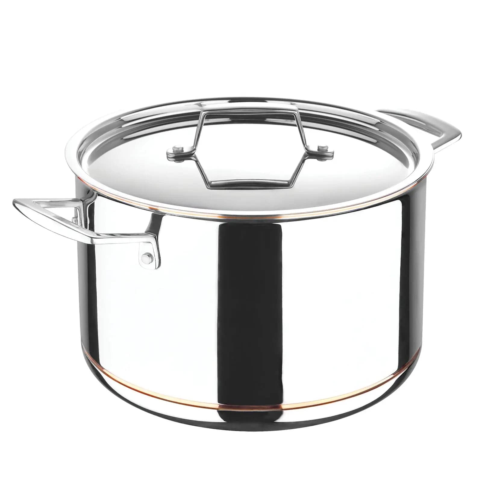 Buy 5CX Large Stock Pot With Lid Five Ply Stainless Steel 7.6L | XS ...