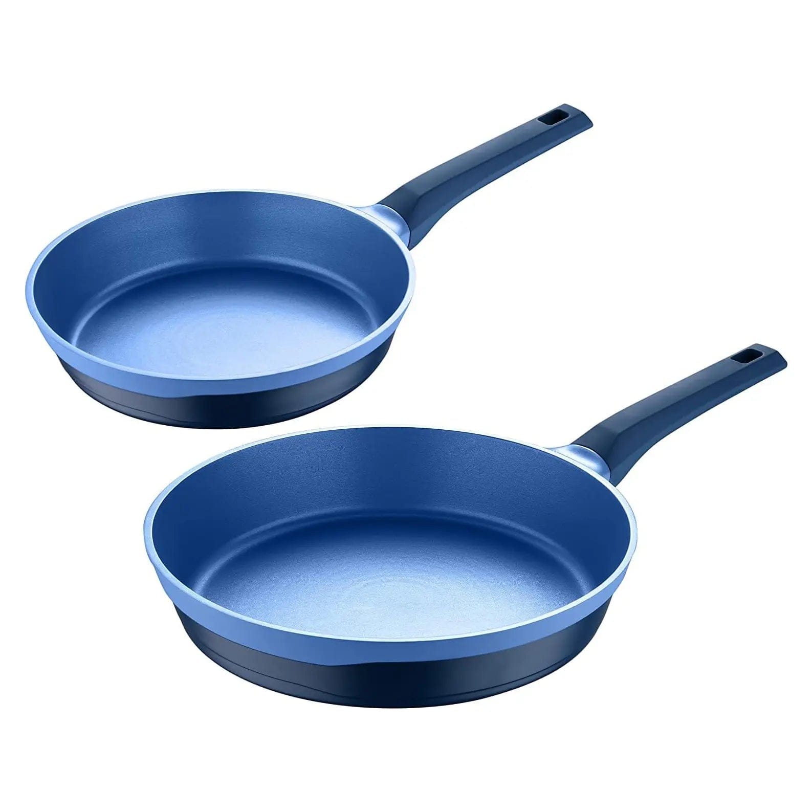 Buy Pack of 2 Frying Pans Colour Cast Aluminium 24cm/28cm | XS Stock ...