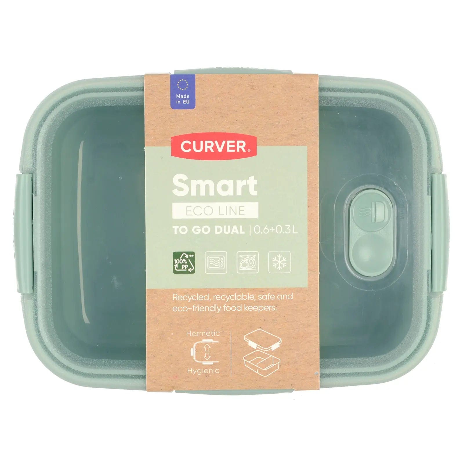 Buy Curver Lunch to Go Dual Food Storage 2 Sections 0.9L | XS Stock ...