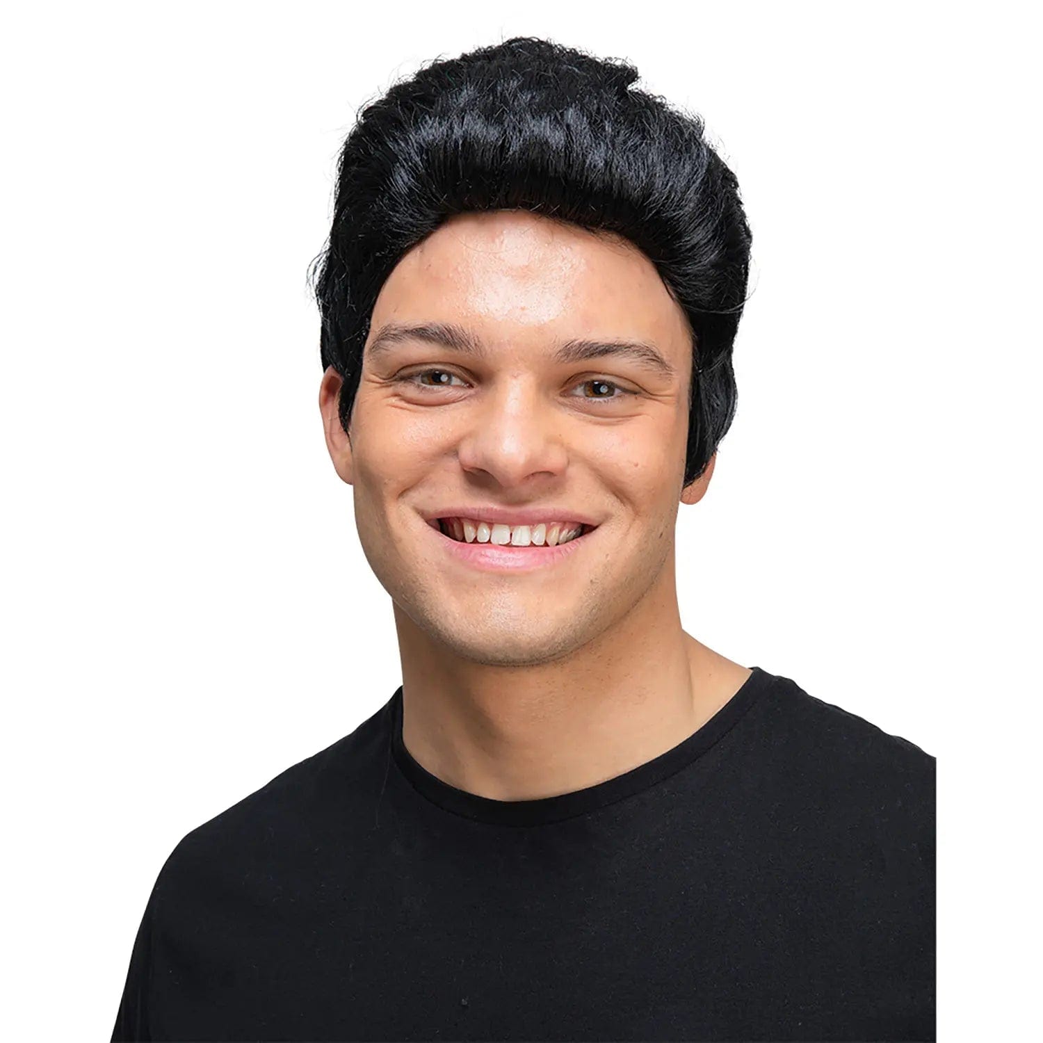 Buy 50s Rocker Wig Elvis Greaser Rock Roll Black Hair | XS Stock – XS ...