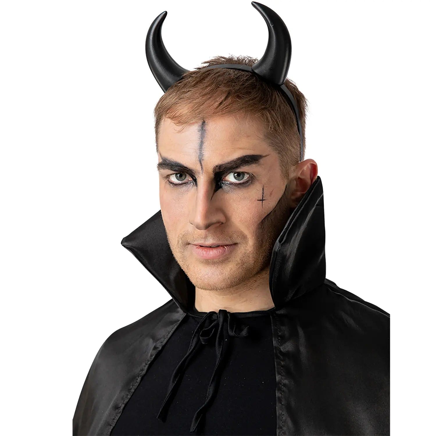 Buy Adults Black Devil Horns Headband Satan Fancy Dress | XS Stock – XS ...