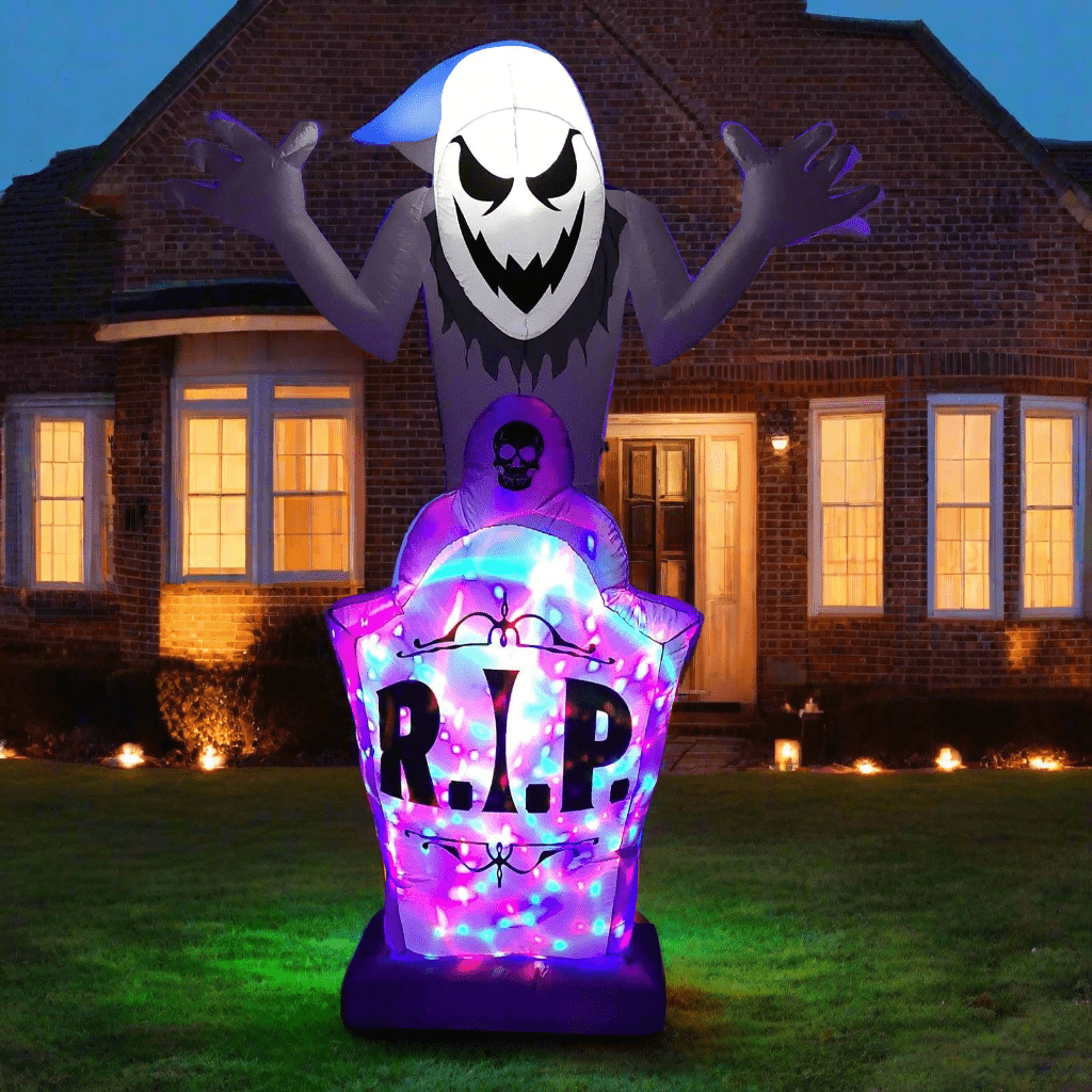 Buy 7ft Light Up Inflatable Ghost Halloween Party | XS Stock – XS-Stock ...