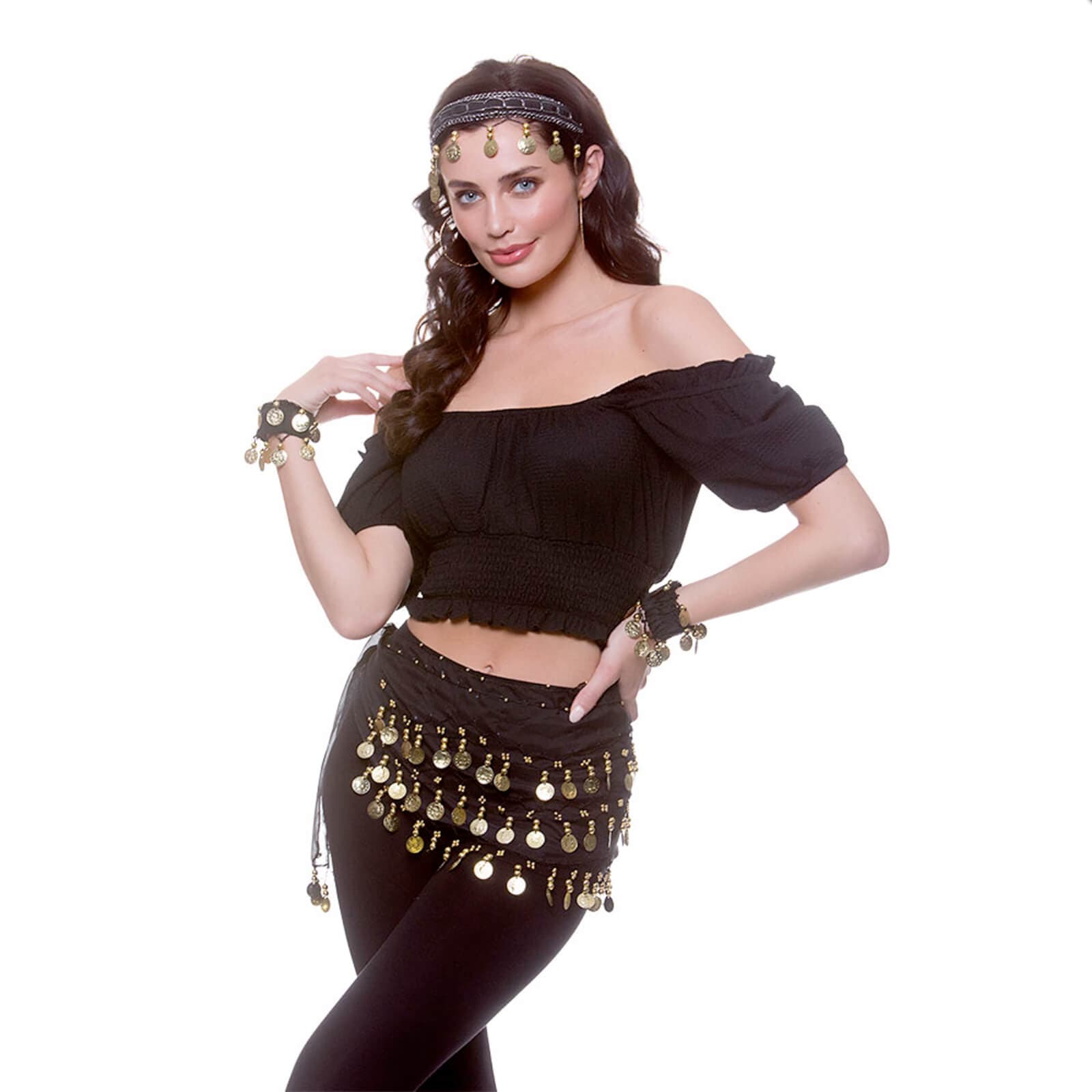 Buy Instant Gypsy Fortune Teller Set Headband Cuffs Scarf | XS Stock ...