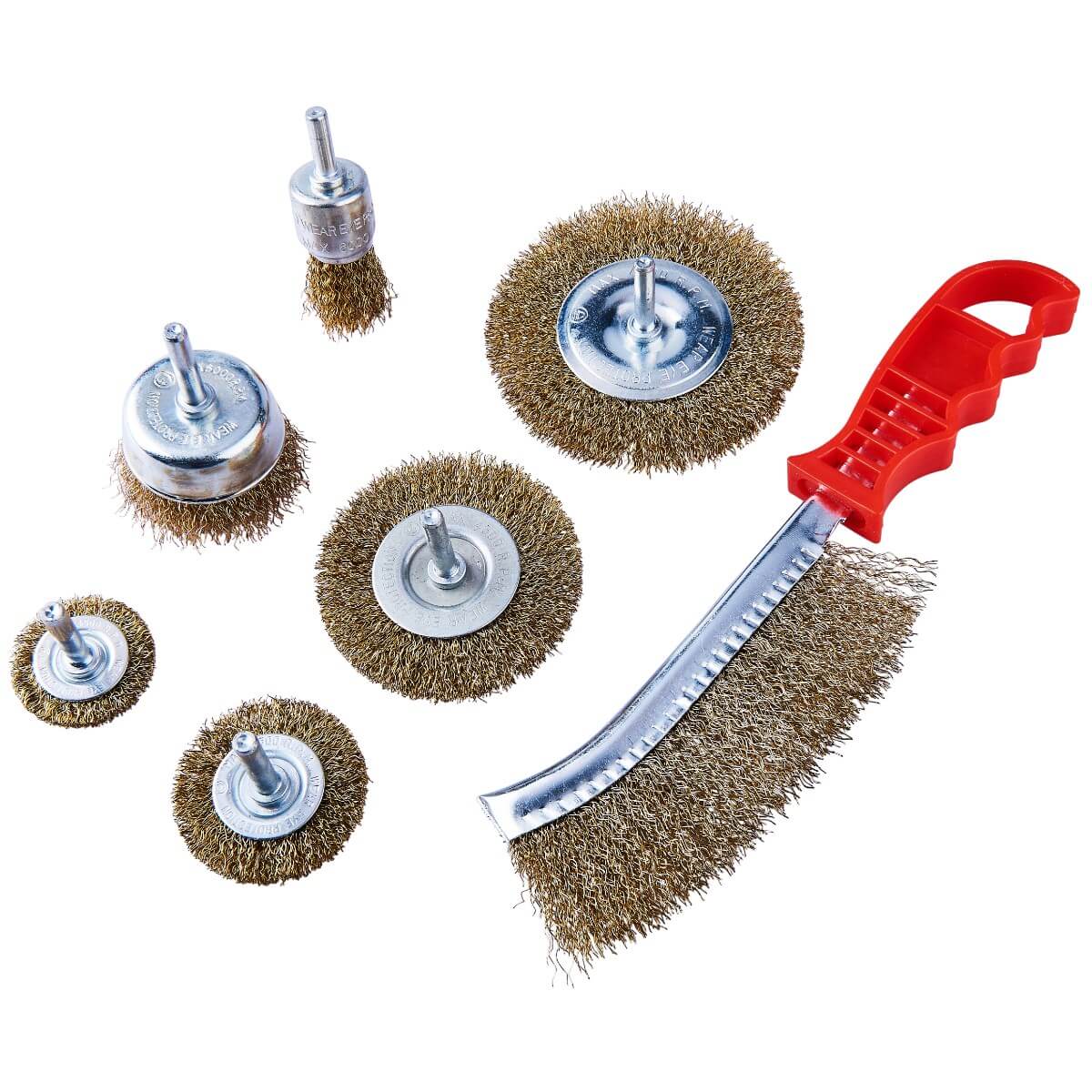 Buy Amtech Brass Plated Steel Wire Brush Set | XS-Stock – XS-Stock.co.uk