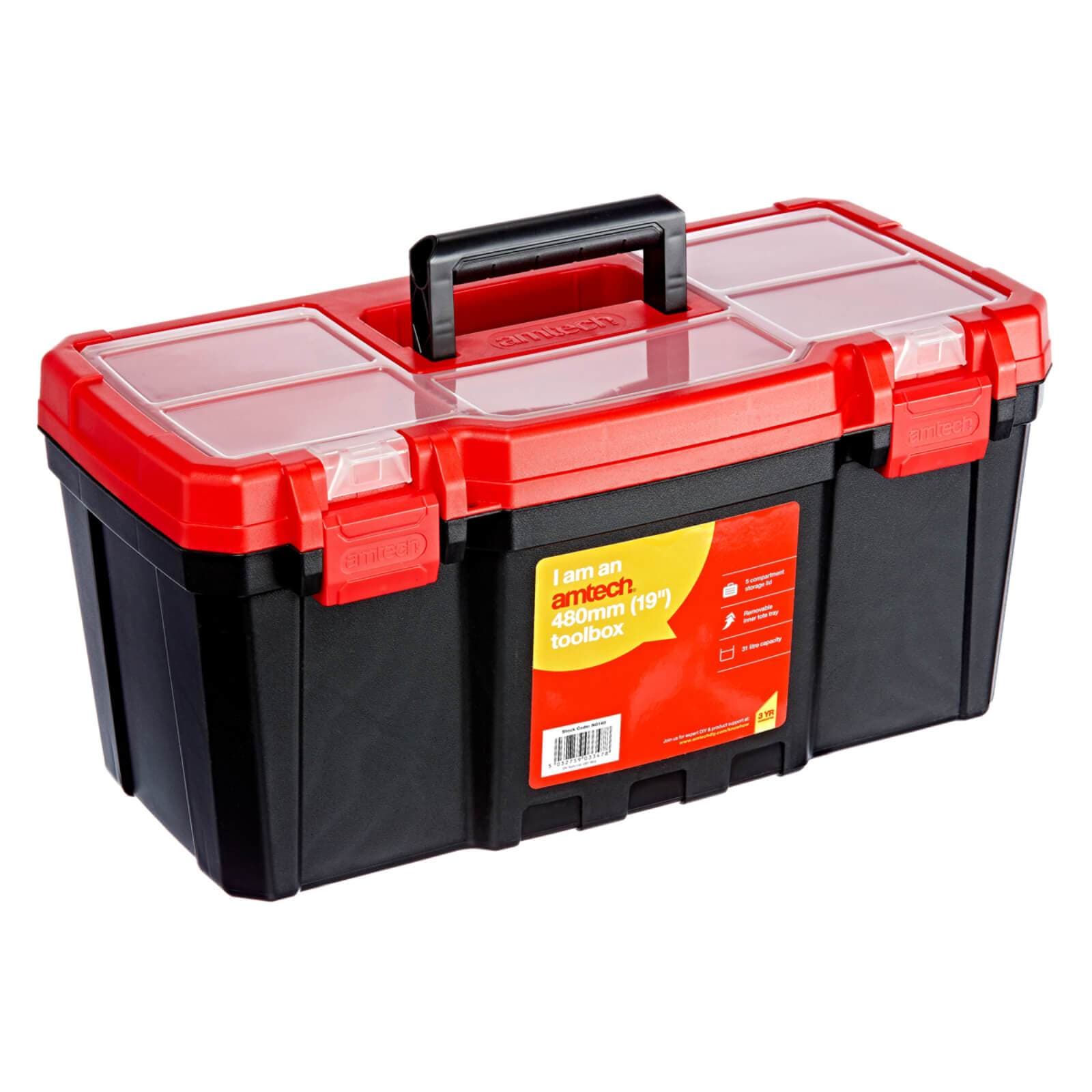 Buy Amtech 19" Tool Box With Double Clip Closure | XS Stock – XS-Stock ...