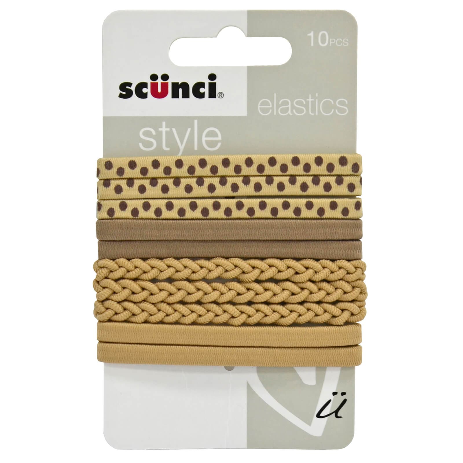 Buy Scunci Style Pack Of 10 Elastics Hair Bands Blonde | XS Stock – XS ...