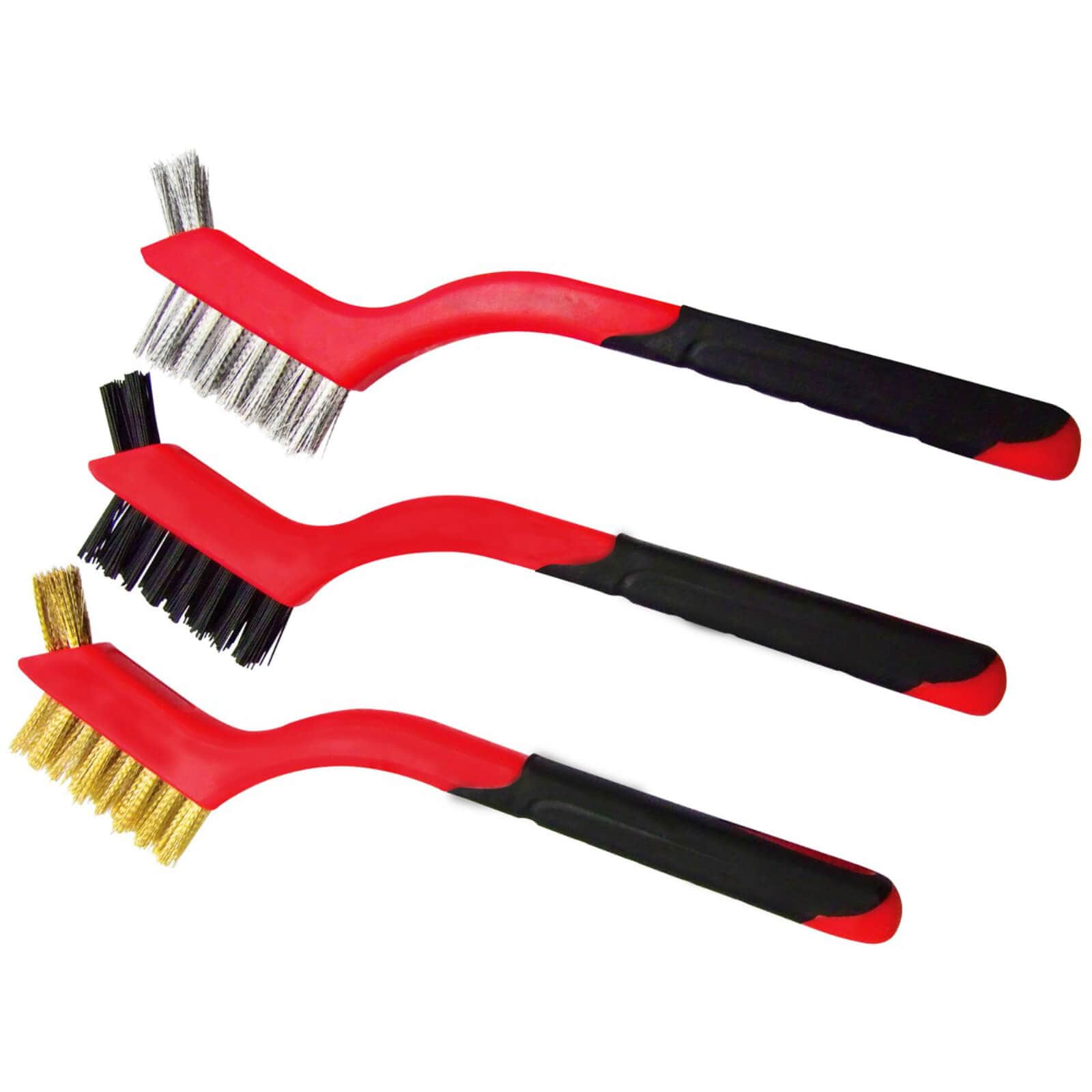 Buy Amtech 3 Piece 2-In-1 Mini Wire Brush Set | XS-Stock – XS-Stock.co.uk