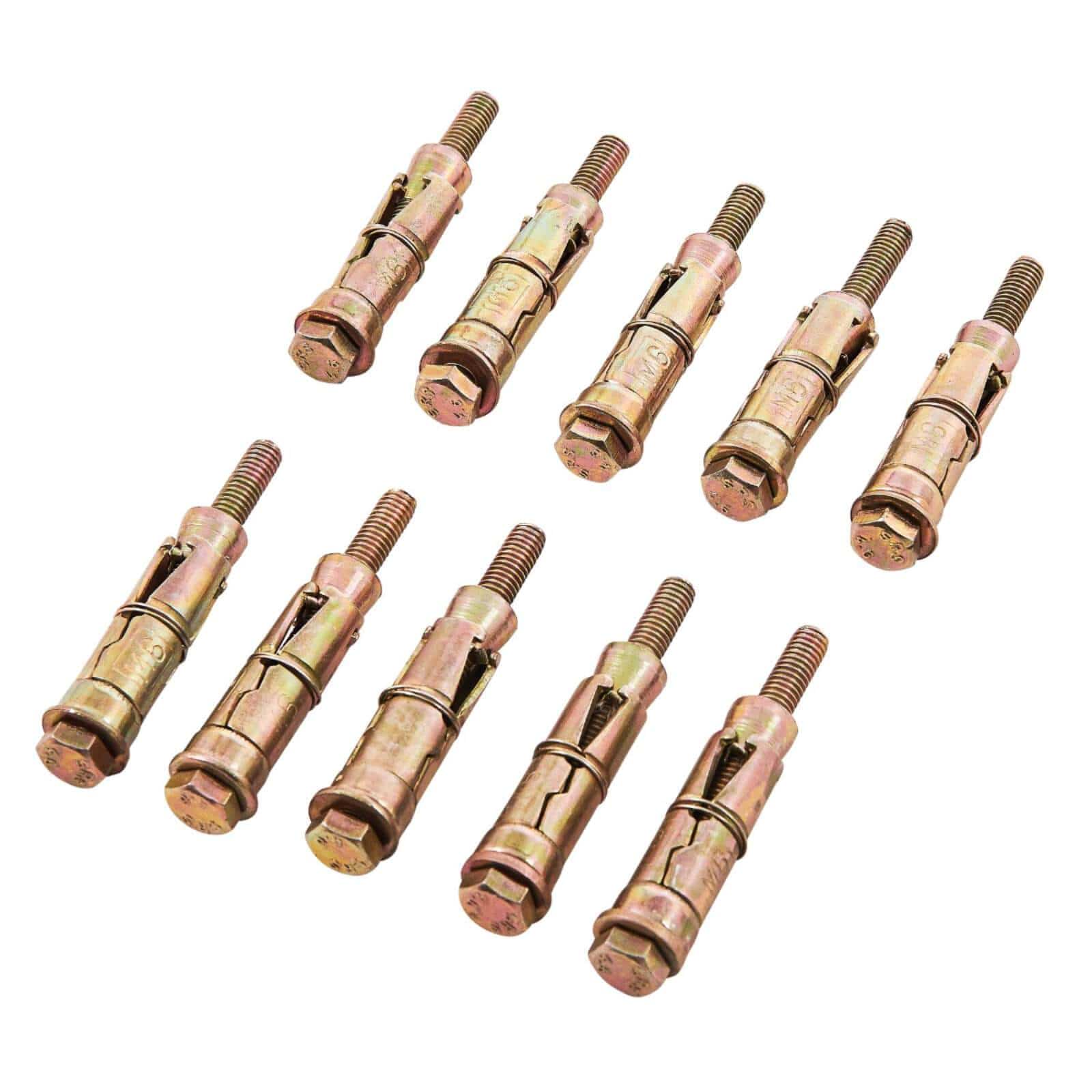 Buy Amtech 10 Piece M6 x 60mm Expansion Bolt Set | XS Stock – XS-Stock ...