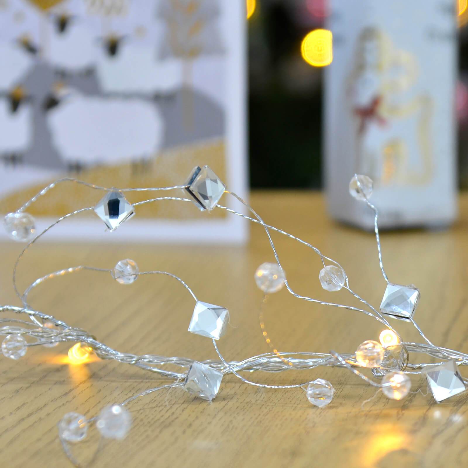 Battery Operated 20 Static LED Light Garland Assorted Styles – XS-Stock ...