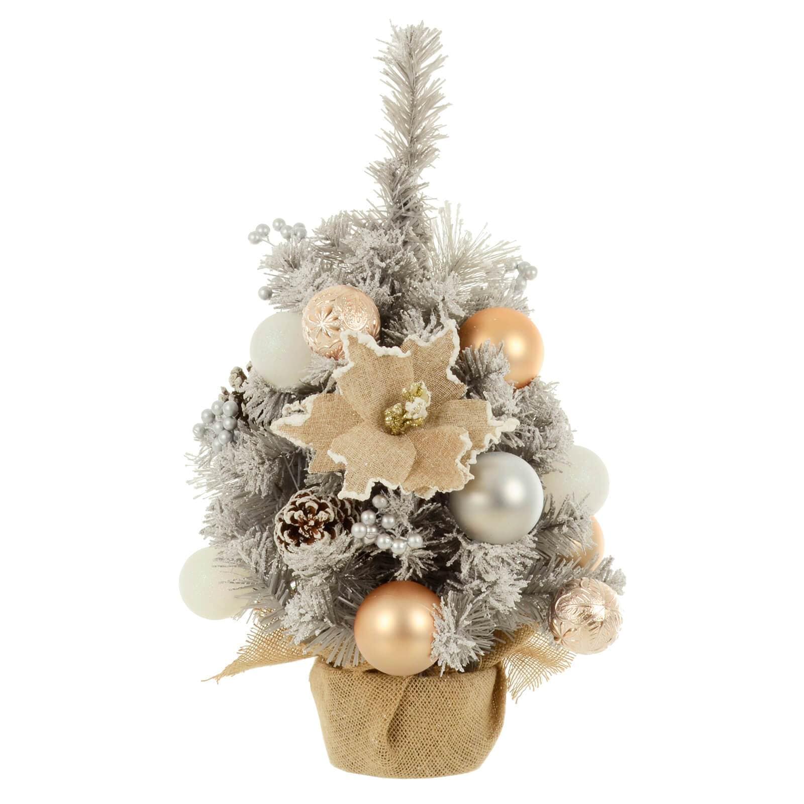 Buy 60cm Snowy Grey Mini Tree Gold/Silver Online | XS Stock – XS-Stock ...