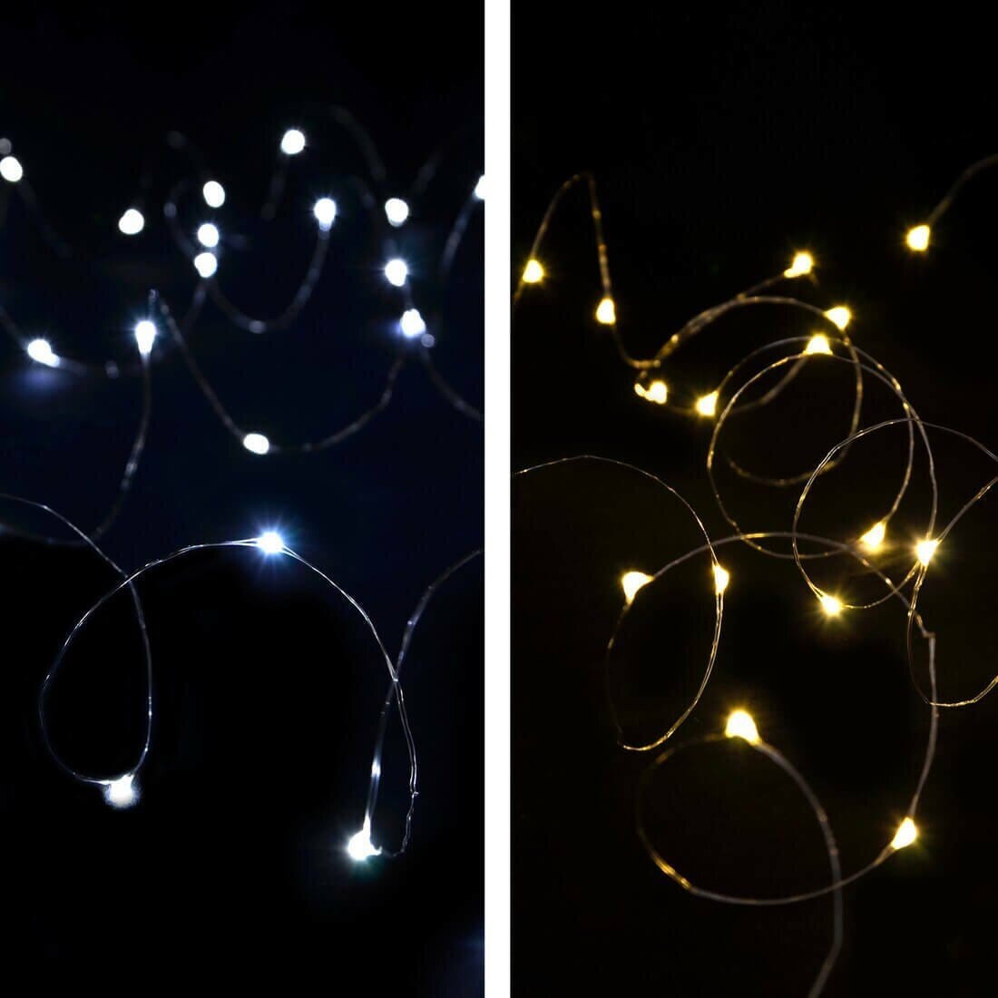 Micro LED Copper Wire Fairy Lights USB Christmas Lights – XS-Stock.co.uk